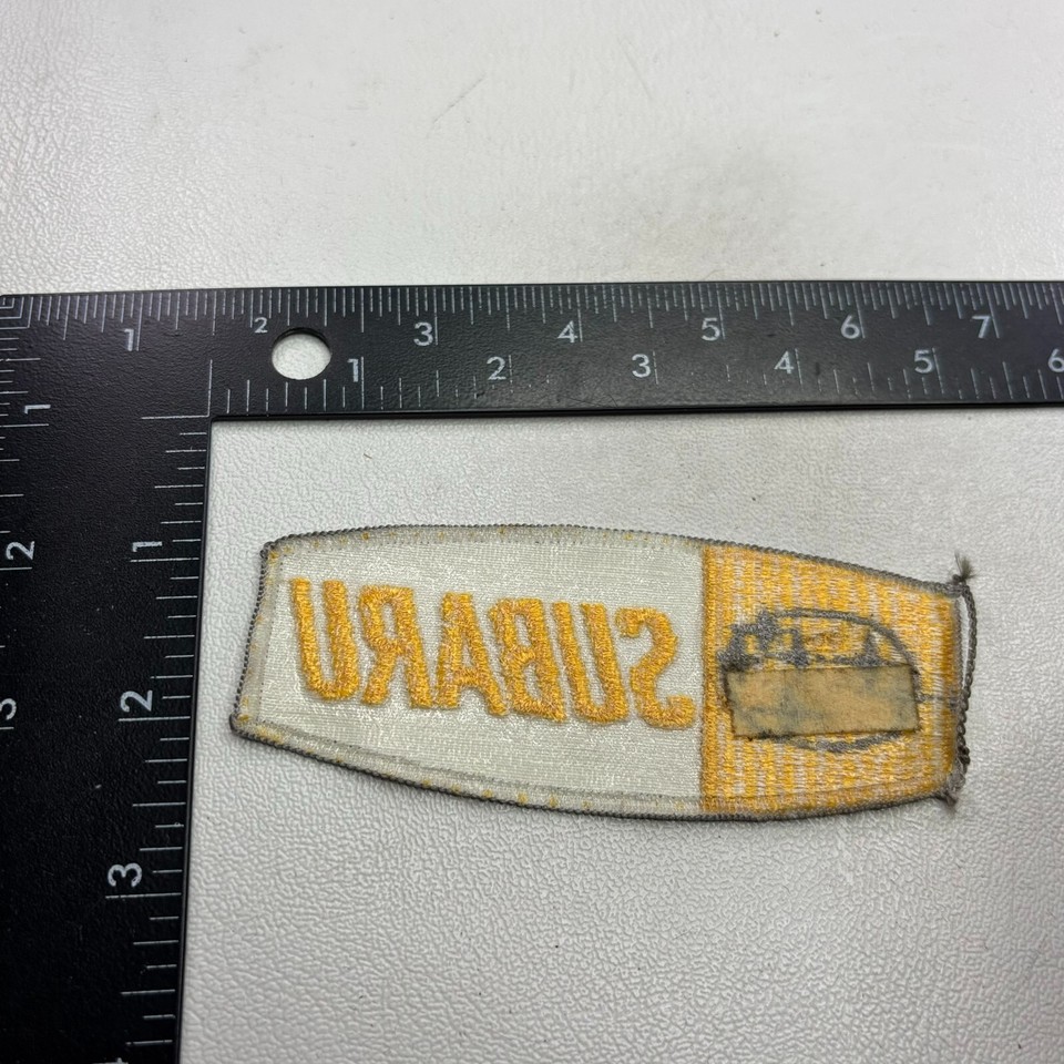 Vintage Yellow SUBARU Patch (Car Auto) 44MX | eBay