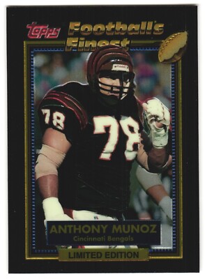 Anthony Munoz 1992 Topps Finest NFL Football Trading Card# 21 | eBay