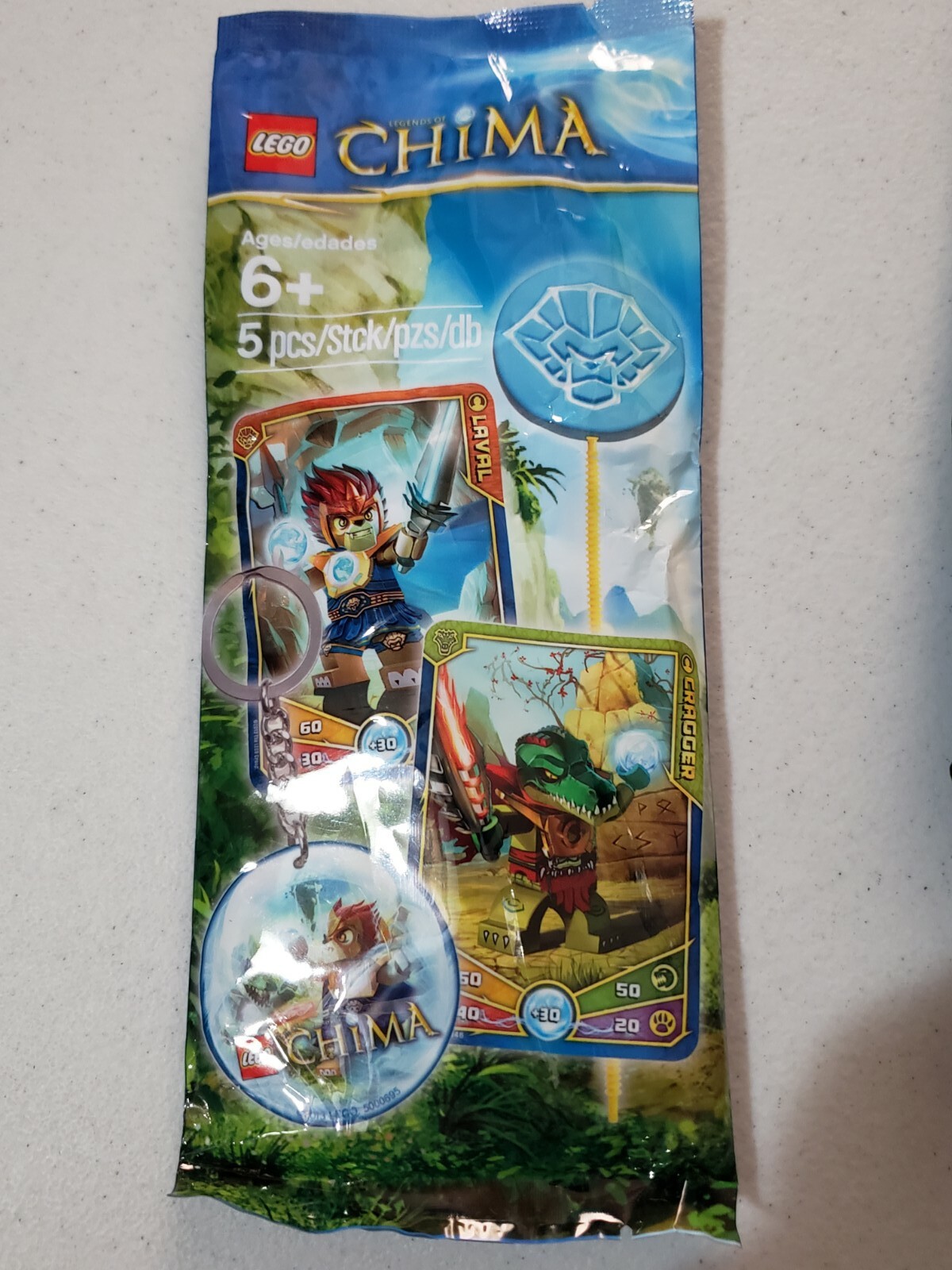 Lego Legends Of Chima (6031640): Promotional Pack Laval Cragger Cards ...