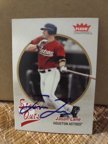 Jason Lane Autographed 2004 Fleer Tradition Signed Baseball Card #449 ...