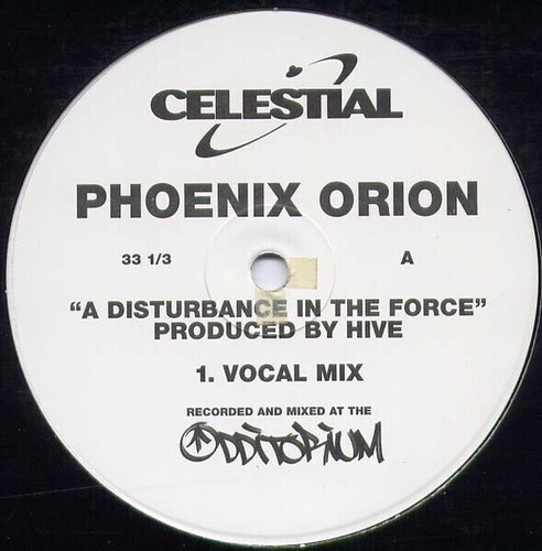 Phoenix Orion A Disturbance In The Force Vinyl Single 12inch Celestial ...