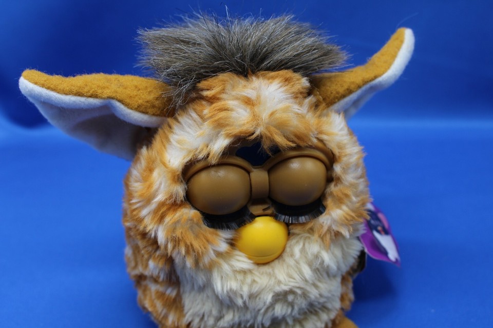 Vintage 1998 Tiger Electronics Furby Model 70-800 Tan & Brown Giraffe ...