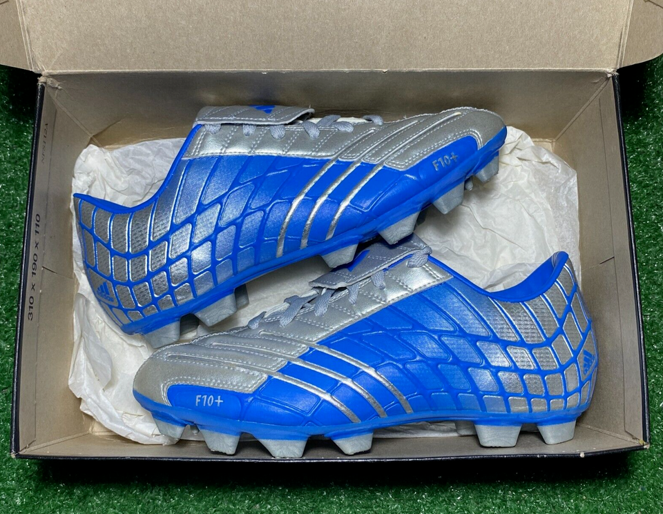 NEW RARE 2004 Adidas F50 Spider Blue Silver FG 7.5 US Predator Total 90 ...