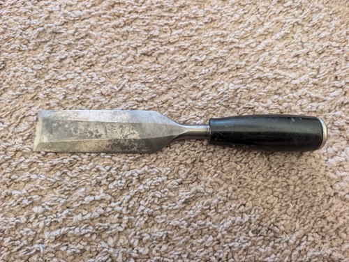 Vintage Stanley No40 USA 1-1/2" Black Handle Woodworking Chisel | eBay