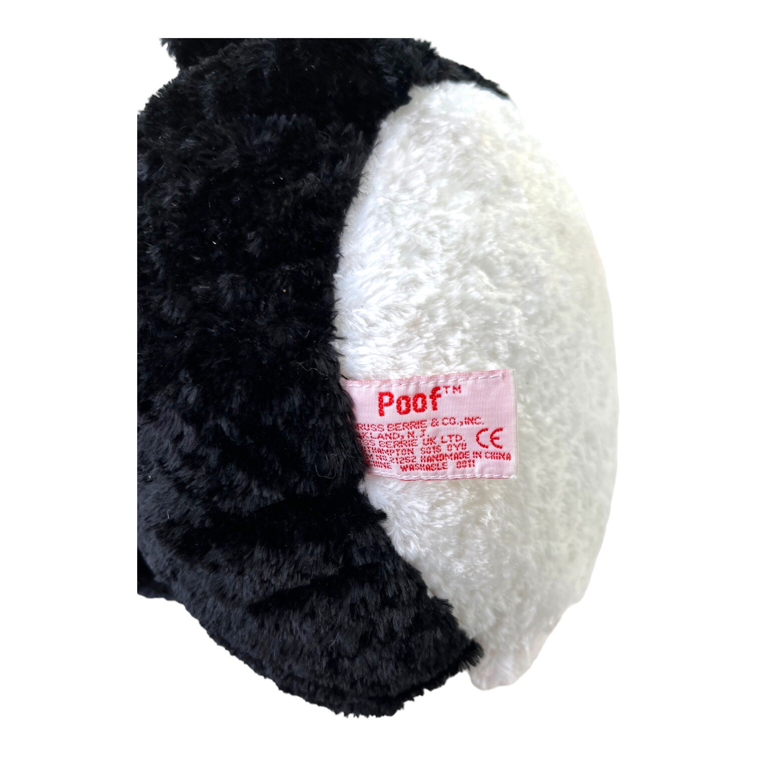 Russ Berrie Poof Stuffed Animal Christmas Penguin Plush Hat Scarf 9.0 ...