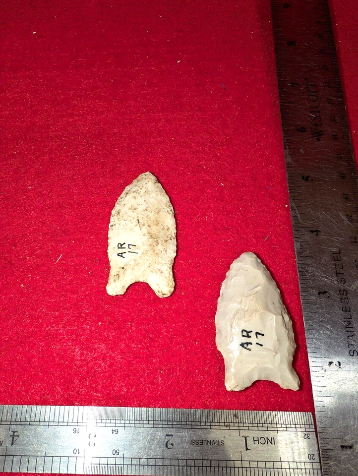 Two Paleo Fluted Quads, Artifacts- Relics, Arrowheads | eBay
