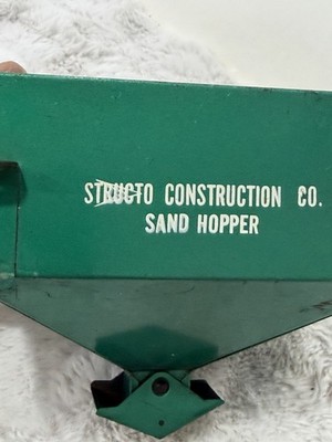 VINTAGE TRUCK PRESSED STEEL STRUCTO PART HOPPER SAND CONSTRUCTION ...