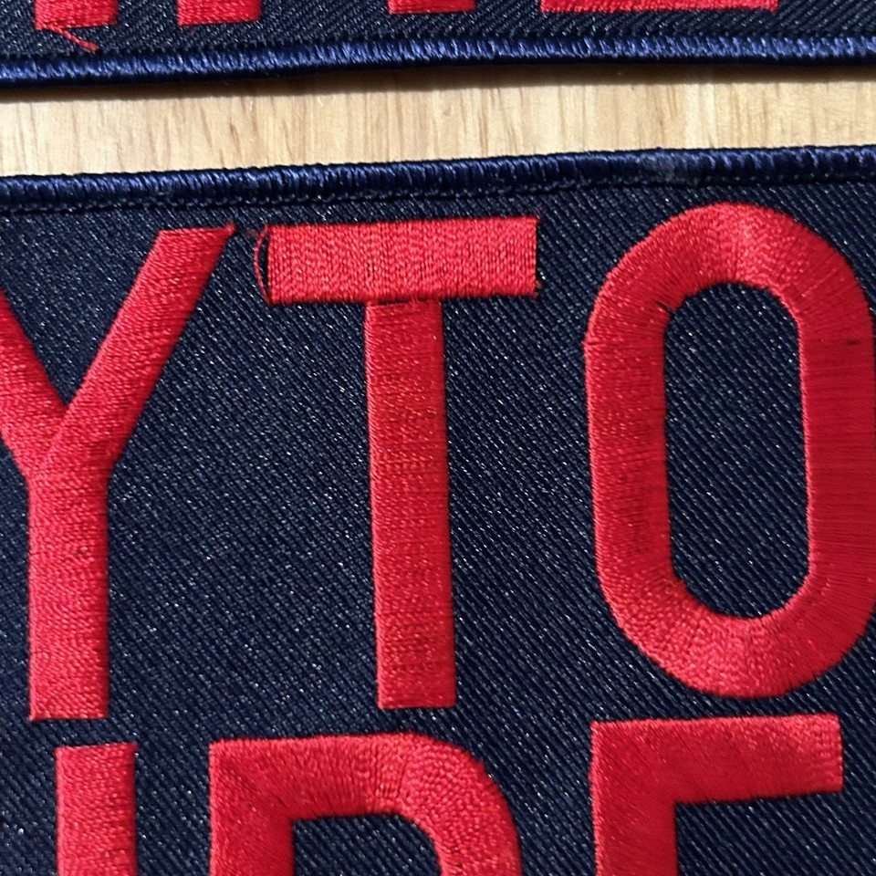 Layton Fire Patch Lot Of 2, Size (8x4) Inches Embroidered Letters New ...