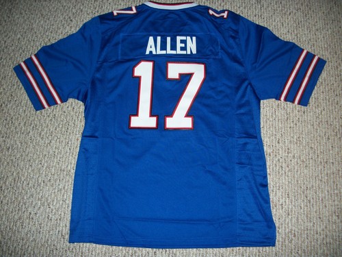 JOSH ALLEN Unsigned Custom Buffalo Sewn New Football Jersey Szs S-3XL ...
