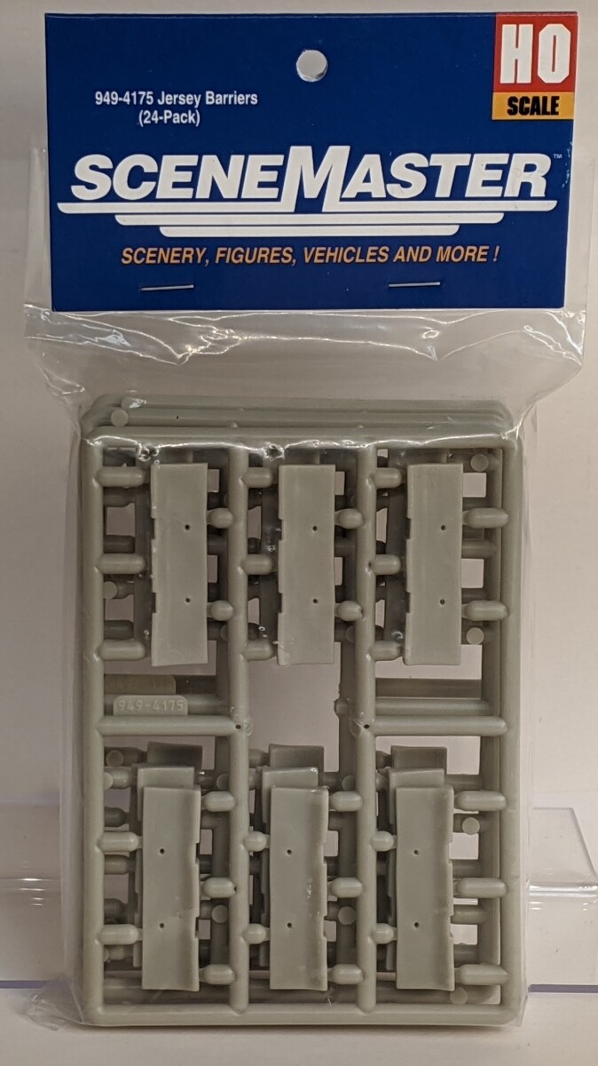Walthers SceneMaster 949-4175 HO Jersey Barriers Kit (24/pkg) | eBay