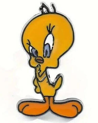 Tweety Bird Yellow Canary Warner Bros. Looney Tunes Cartoon Enamel ...