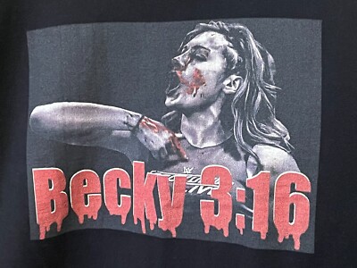 WWE Becky Lynch "Becky 3:16" Men's Black short sleeve T-shirt (Size ...