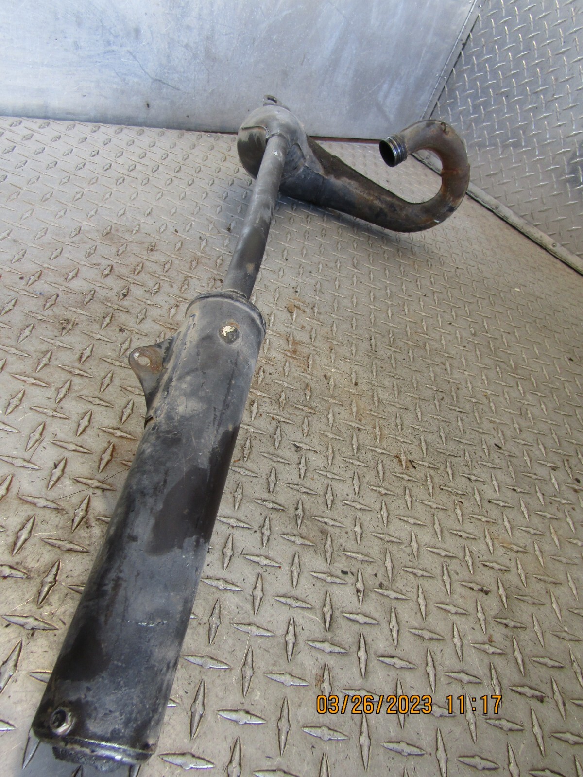 Kawasaki KX60 Exhaust Header Pipe Silencer Muffler 802 | eBay