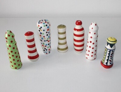 Ceramic Light Pull Light Switch Handle with Cord Various Designs | eBay UK