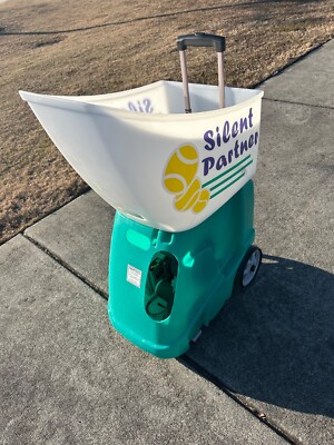 Silent Partner TENNIS BALL MACHINE Easy Use READ entire description | eBay