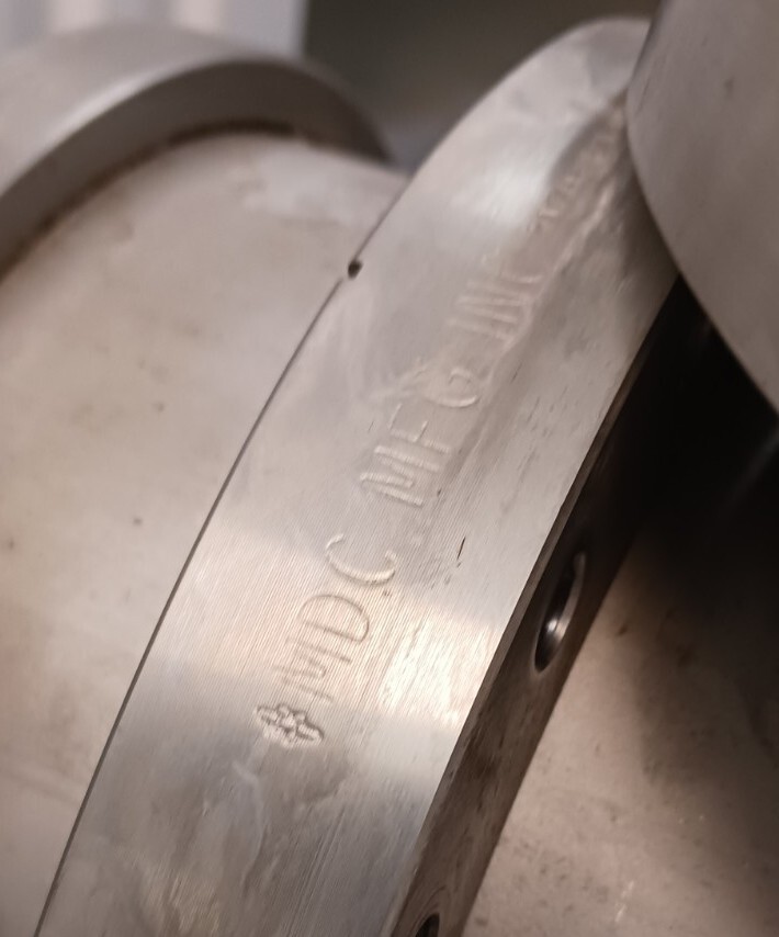 MDC 8" 4-way Cross Chamber Ultra High Vacuum Rotatable Conflat Flanges ...