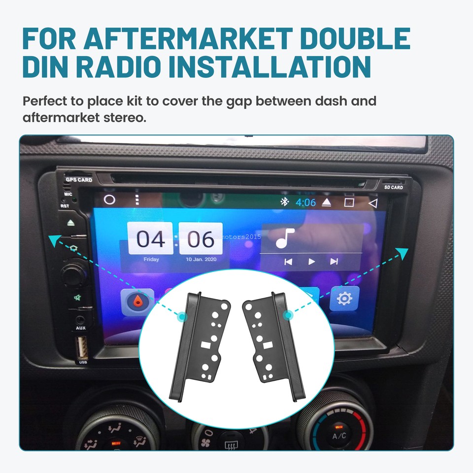 Double DIN Car Radio Installation Dash Kit for Toyota Scion Stereo ...
