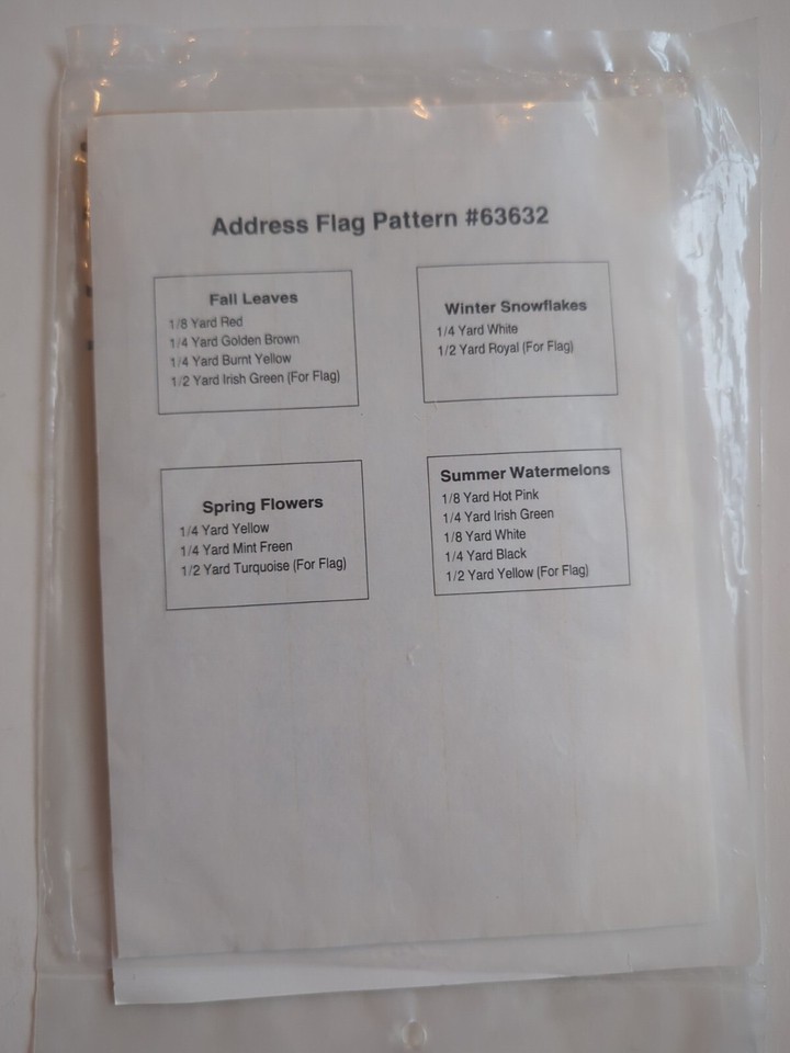 The Flag Factory Make Your Own DIY Garden Flag Address Flag Pattern 13 ...