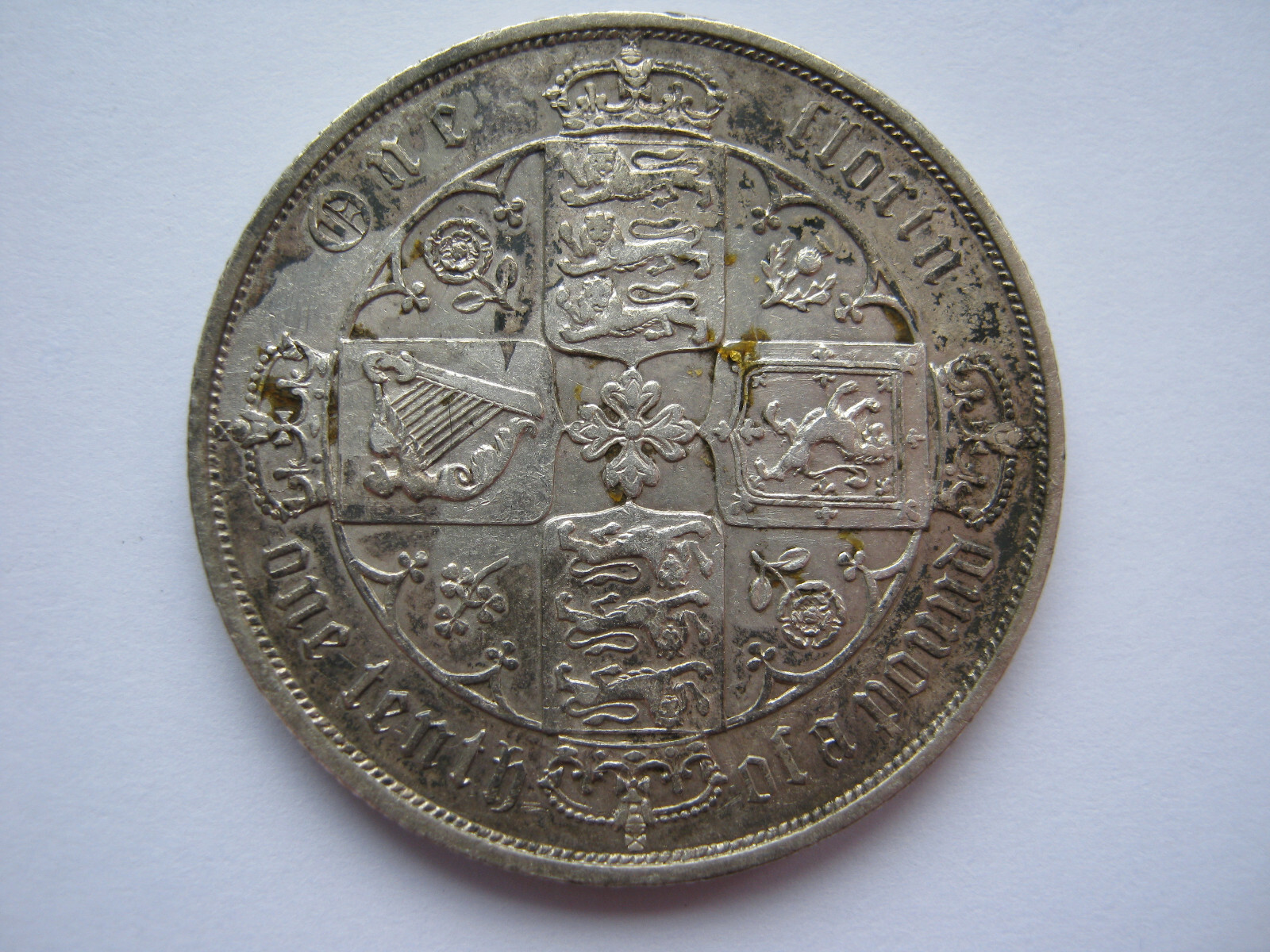 1878 silver Gothic Florin die 44 VF | eBay UK