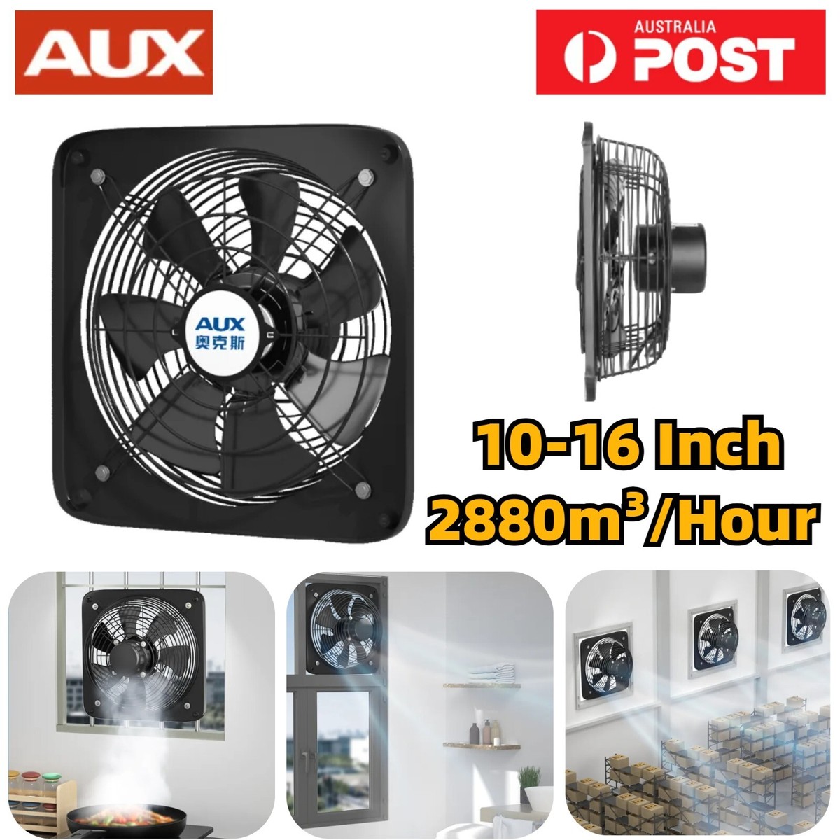 Window Mounted Bathroom Exhaust Fan