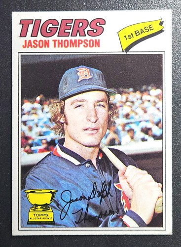1977 Topps Baseball - Jason Thompson RC - Detroit Tigers #291 EX | eBay