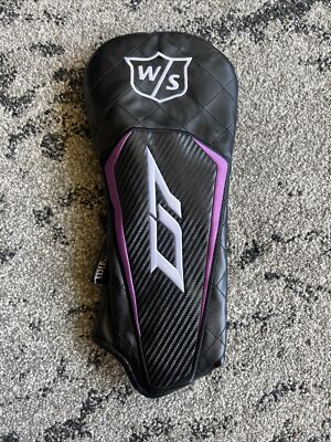 Wilson Staff D7 RE-AKT Driver Head Cover Black Purple White Ladies | eBay