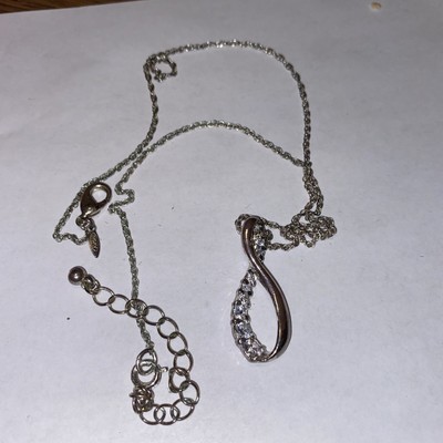 Avon Silvertone SH Necklace | eBay
