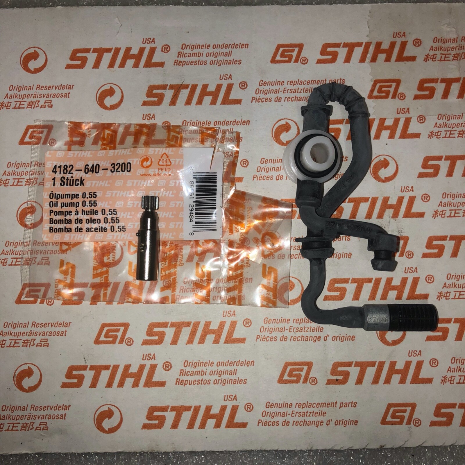 Stihl HT133 HT103 HT102 Oil hose oil pump kit .55 4182 640 3400 4182 ...