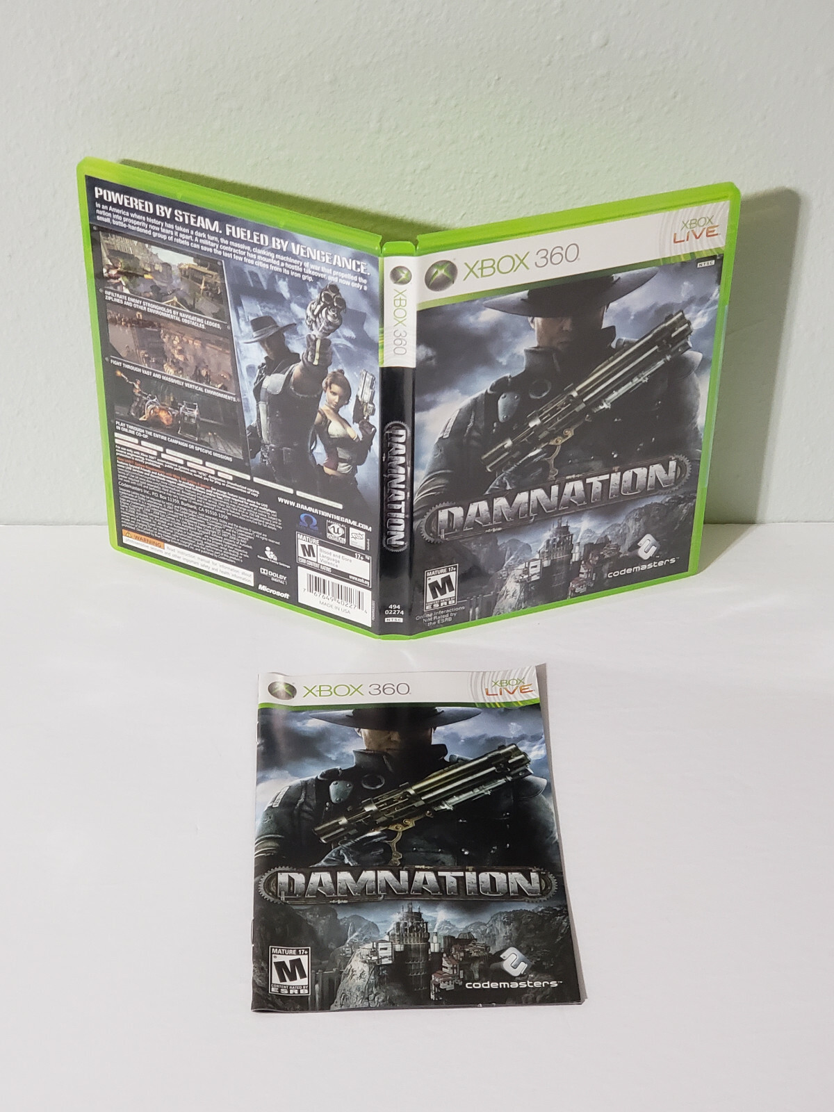Original OEM Microsoft Xbox 360 Case, Artwork, & Manuals Mint Pick ...