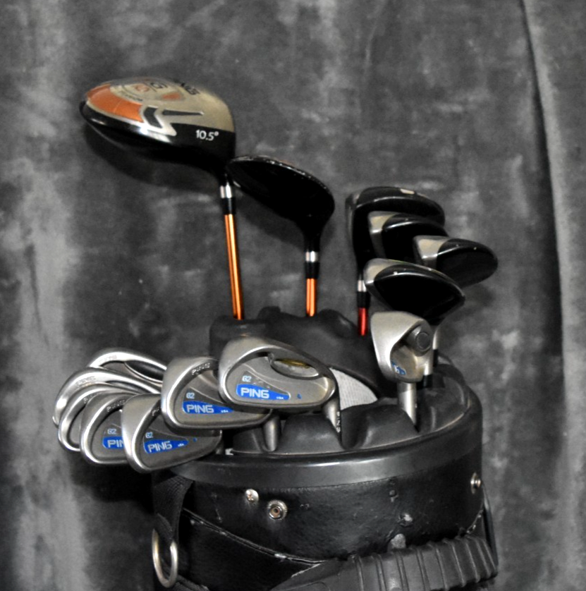 Ping Golf Club Set. G 10 & 15 Woods, Rapture Hybrids, G 2 Irons - New ...