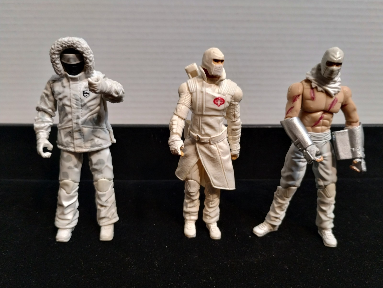 GI JOE The RISE Of COBRA Action Figures 2009 Snake Eyes,Storm Shadow ...