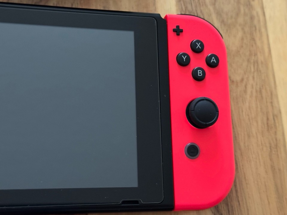 Nintendo Switch Handheld Console Neon Blue Red Joy-Cons in Excellent ...