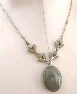 Sundance Catalog PB Peyote Bird GREEN LABRADORITE Sterling Pendant ...