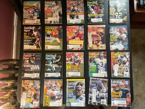 Vintage Football Digest Magazine Lot Of 20 | eBay