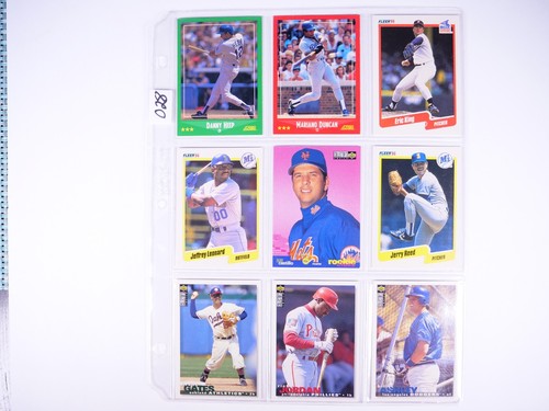 9 Baseball Cards Heep Duncan King Leonard Castillo Reed Gates Jordan ...