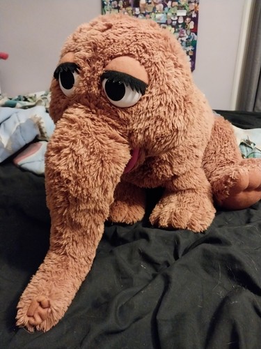 HASBRO Sesame Street Snuffleupagus Jumbo Plush Toy Soft Stuffed Doll ...