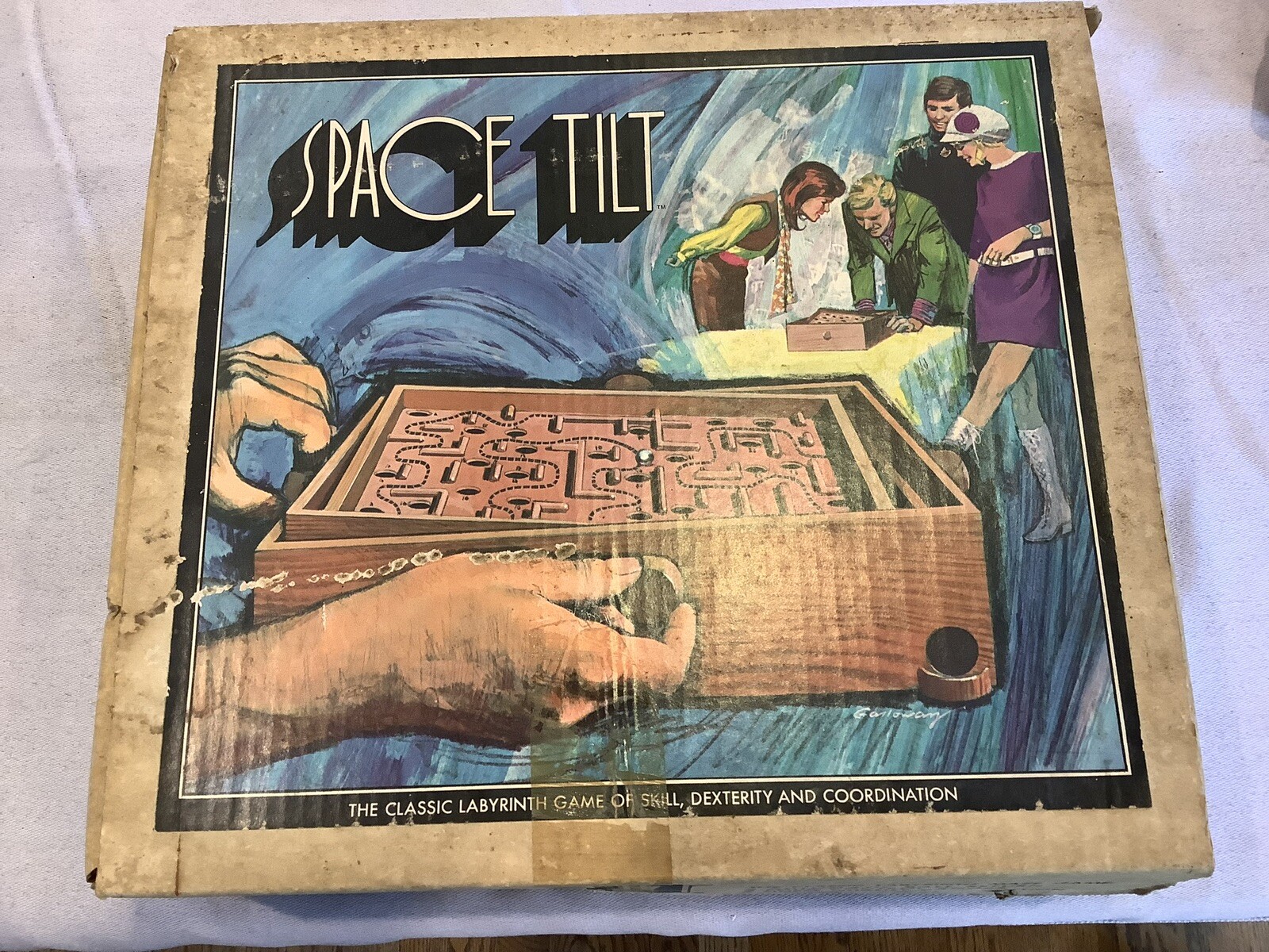 Vintage 1960's Space Tilt Maze labyrinth Game, Pacific Game Co. Unused ...