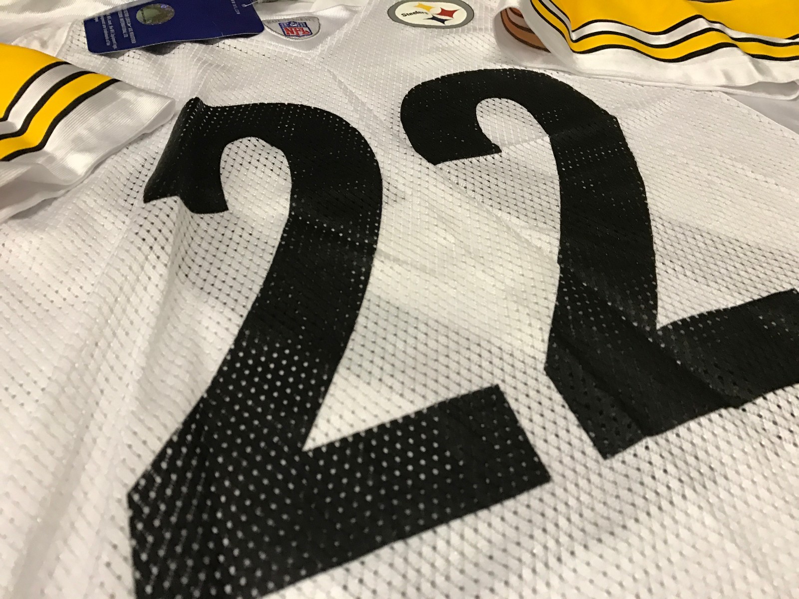 BRAND NEW DUCE STALEY #22 RETRO PITTSBURGH STEELERS WHITE REEBOK Jersey ...