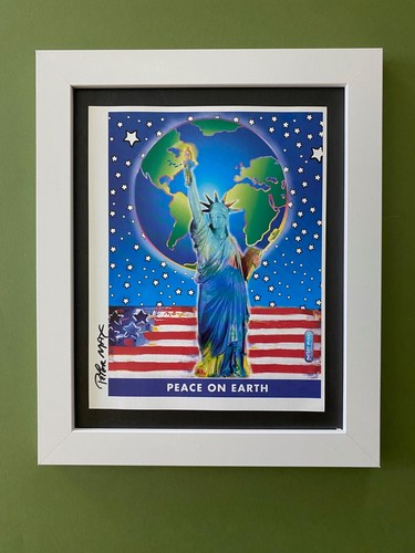 PETER MAX + BEAUTIFUL + SIGNED PRINT + NEW FRAME | eBay