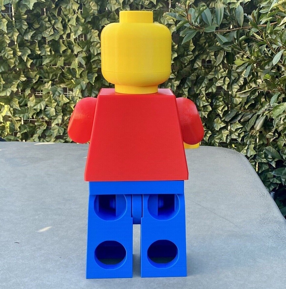 Custom BIG oversize Minifig LEGO Mini fig display XL Desk Size MEGA ...