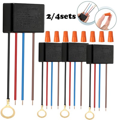 2/4SET 3Way Touch Sensor Dimmer Touch Lamp Repair Kit Control Module ...