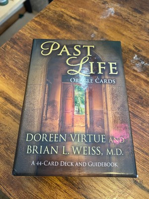 Past Life Oracle Cards Doreen Virtue Brian Weiss 44 cards & Guidebook ...