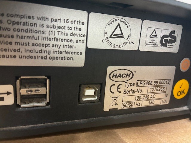 Hach DR 5000 LPG408.99.00002 Spectrophotometer - For Parts | eBay