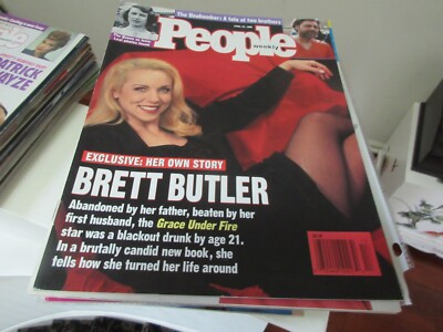 People Weekly April 22 1996 BRETT BUTLER Grace Under Fire , The Unabomber | eBay