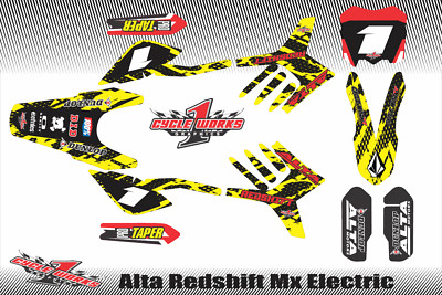Alta Redshift Mx MXR Electric SEMI CUSTOM GRAPHICS KIT ALT4 | eBay