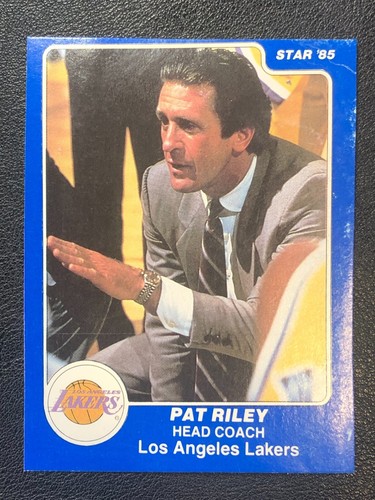Pat Riley Head Coach 1985 Star Company Los Angeles Lakers RARE ...