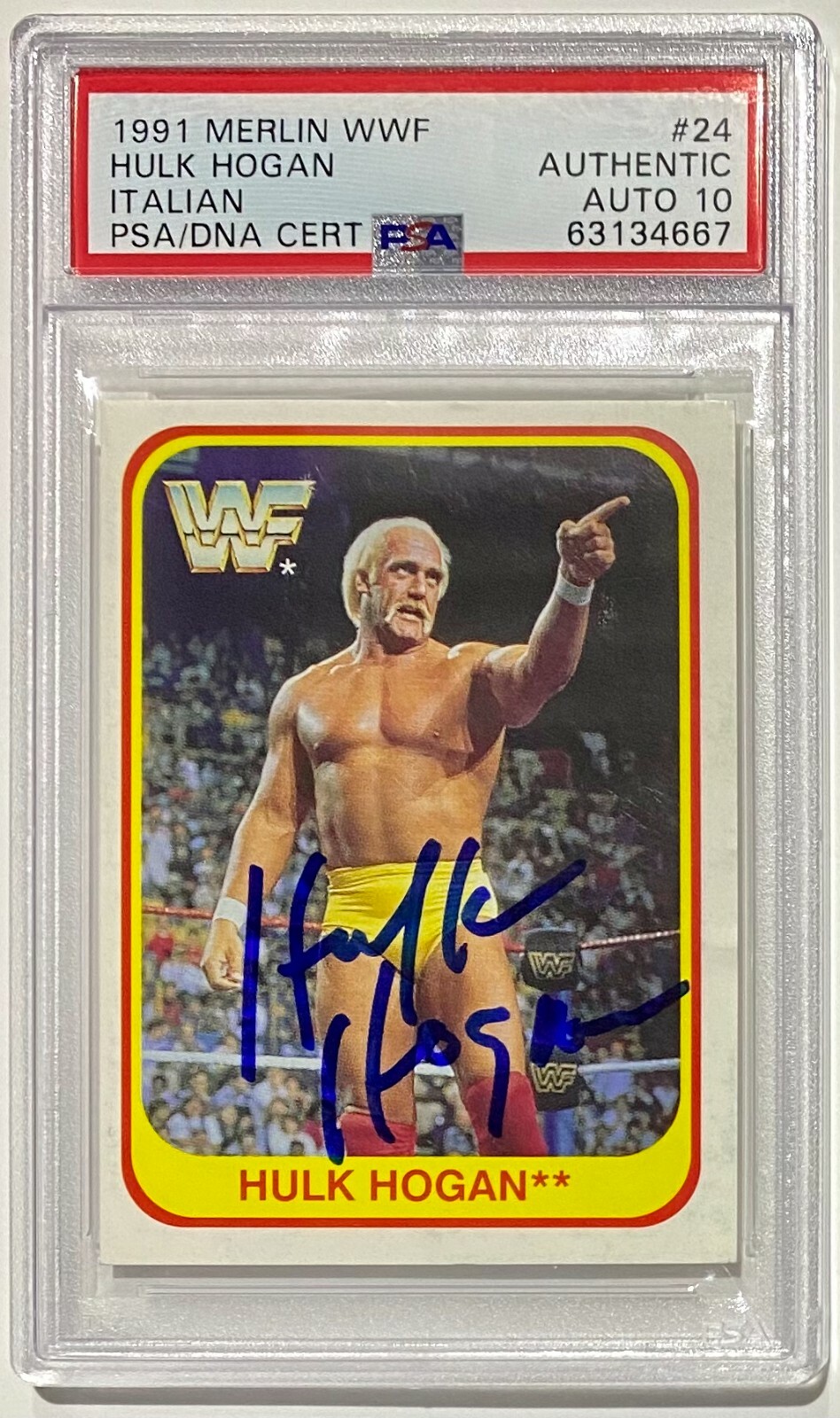 Hulk Hogan Autographed Memorabilia | Signed Photo, Jersey, Collectibles ...