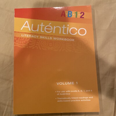Autentico 2018 Literacy Skills Workbook Volume 1 Grade 6/12 by Prentice ...