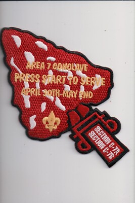 Section C-7a and C-7b Conclave Press Start To Serve OA patch(WW) | eBay