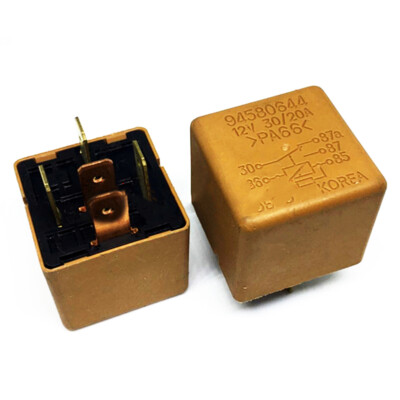 2PCS DECO 94580644 12VDC PA66 Automotive Relay 30/20A 5Pins | eBay